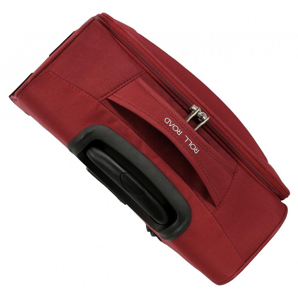 Troler textil cabina Roll Road Royce 55x40 cm rosu - eMAG.ro