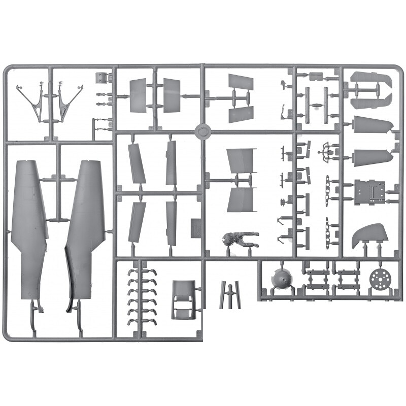 Macheta aeromodele Zvezda Messerschmitt Bf 109 F-2 1:48 ZVEZ 4802 - eMAG.ro