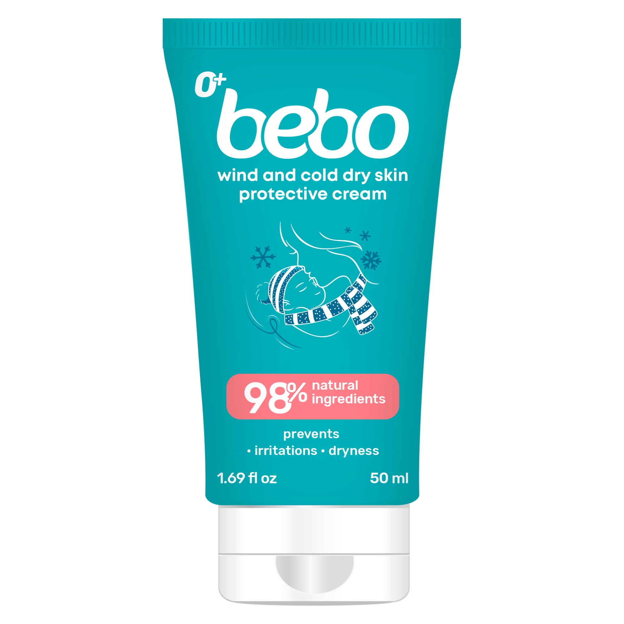 Bebo крем срещу суха кожа при вятър и студ, 50мл - eMAG.bg