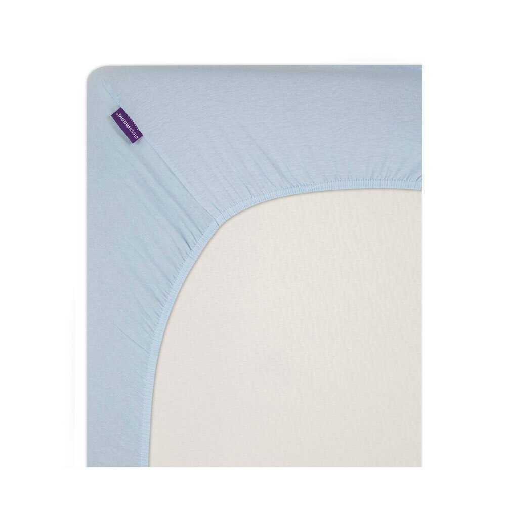 Set cearceaf cu elastic 140 cm x 70 cm Clevamama blue - eMAG.ro