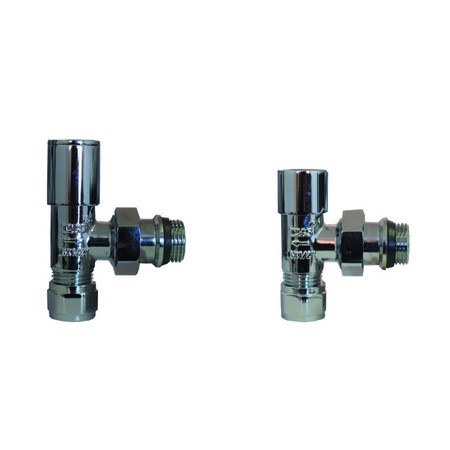 Радиаторен сет Lux Duo Chrome ъглов 1/2" х16мм THS Thermostyle - eMAG.bg