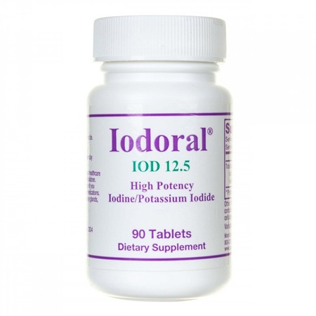 Optimox Iodoral étrendkiegészítő, 12,5 mg, 90 tabletta - eMAG.hu