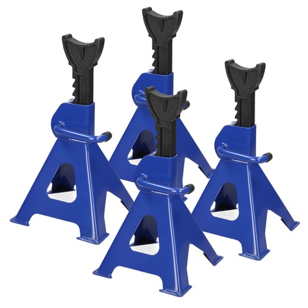 Set 4 suporturi auto tip capra, ECD Germany, 3000Kg, din otel si fonta ...