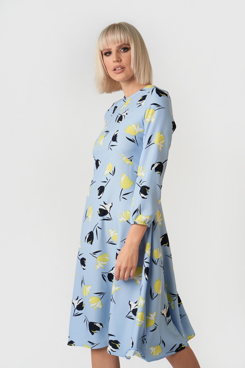 Rochie dama, ETIC, bleu 38 EU - eMAG.ro