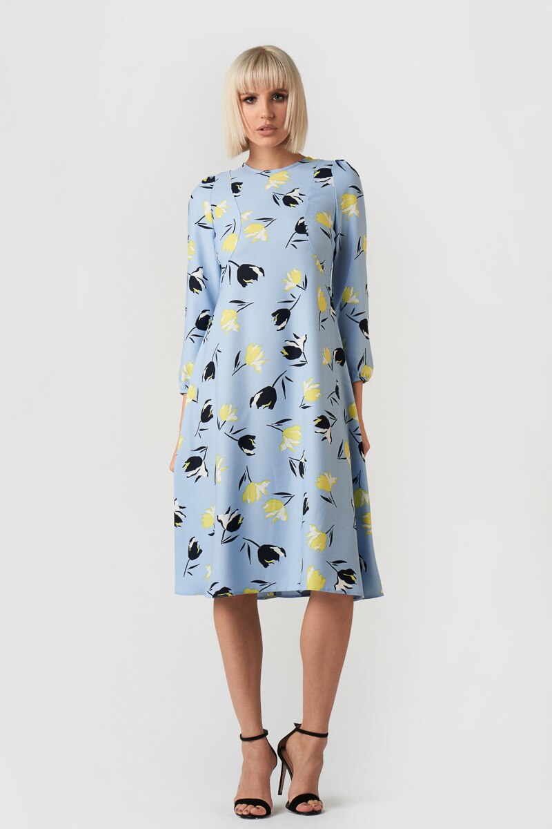 Rochie dama, ETIC, bleu 38 EU - eMAG.ro