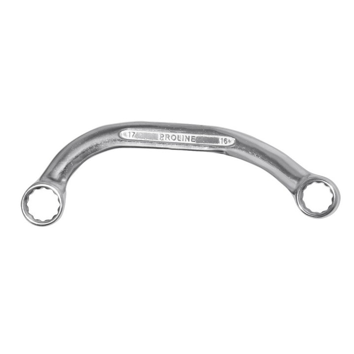 Cheie inelara curbata CR-VA Proline, fier forjat, 16 x 17 mm - eMAG.ro