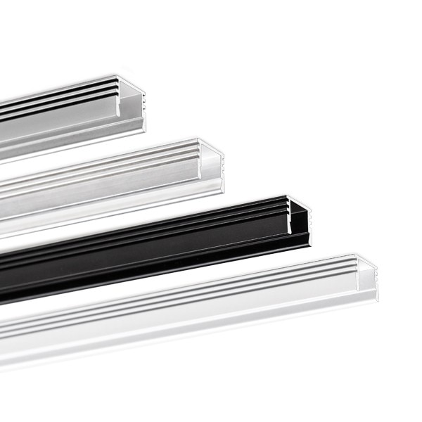 Profil aluminiu Klus, model PDS-4-ALU anodizat pentru banda led, 1m ...