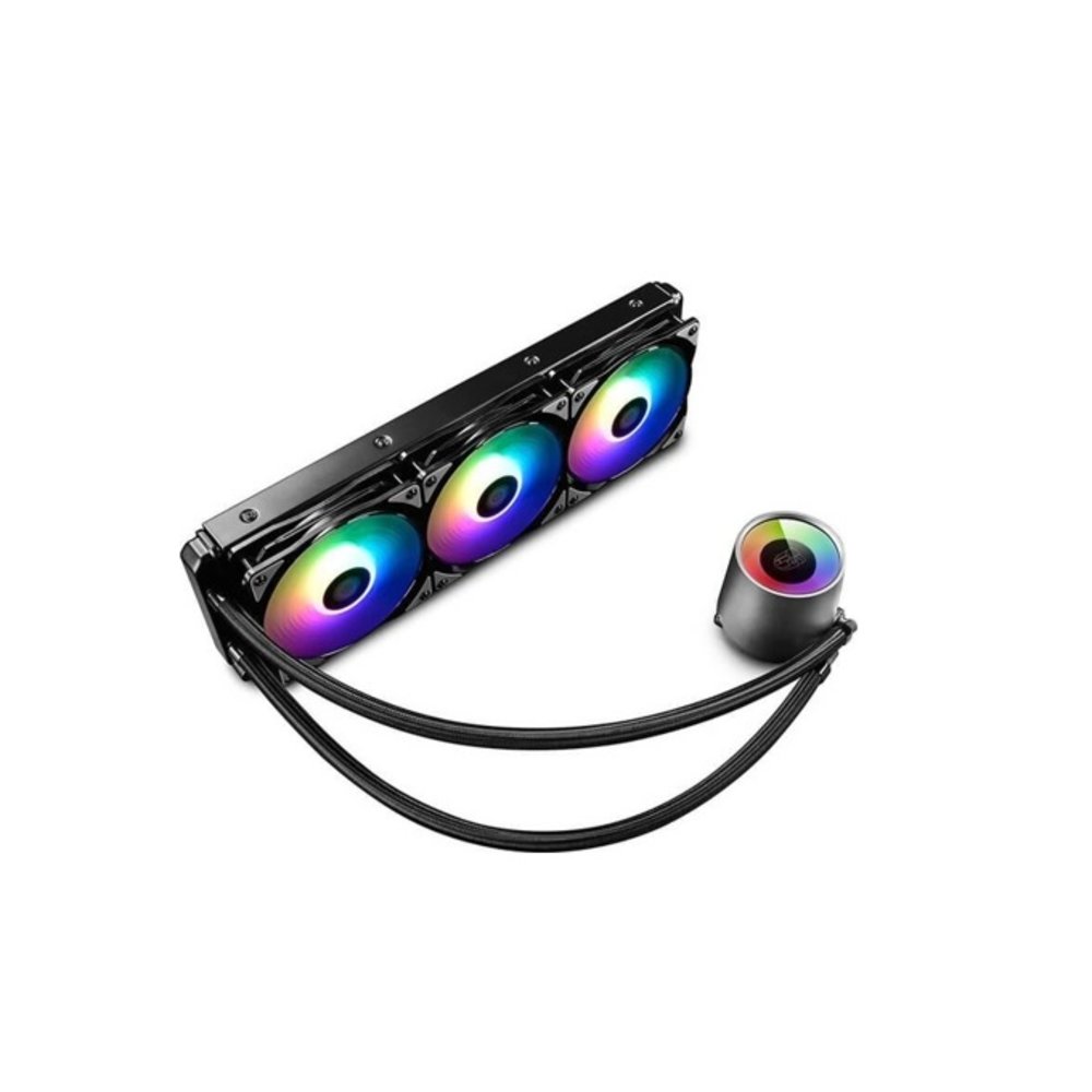 Водно охлаждане DeepCool CASTLE 360 RGB V2, съвместимост със Intel ...
