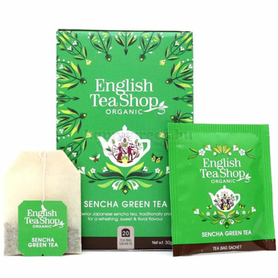 Ets bio japán zöld tea sencha 20x1,5g 30 g - eMAG.hu