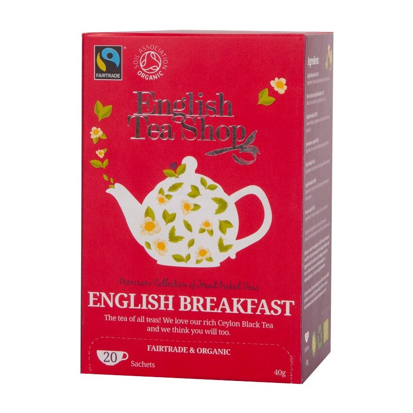 ETS 20 English Breakfast Bio Tea 40G (English Tea Shop)29090 - eMAG.hu