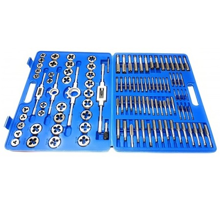 Set filiere si tarozi, Dwt-Germany, metric M2-M18, 110 piese - eMAG.ro