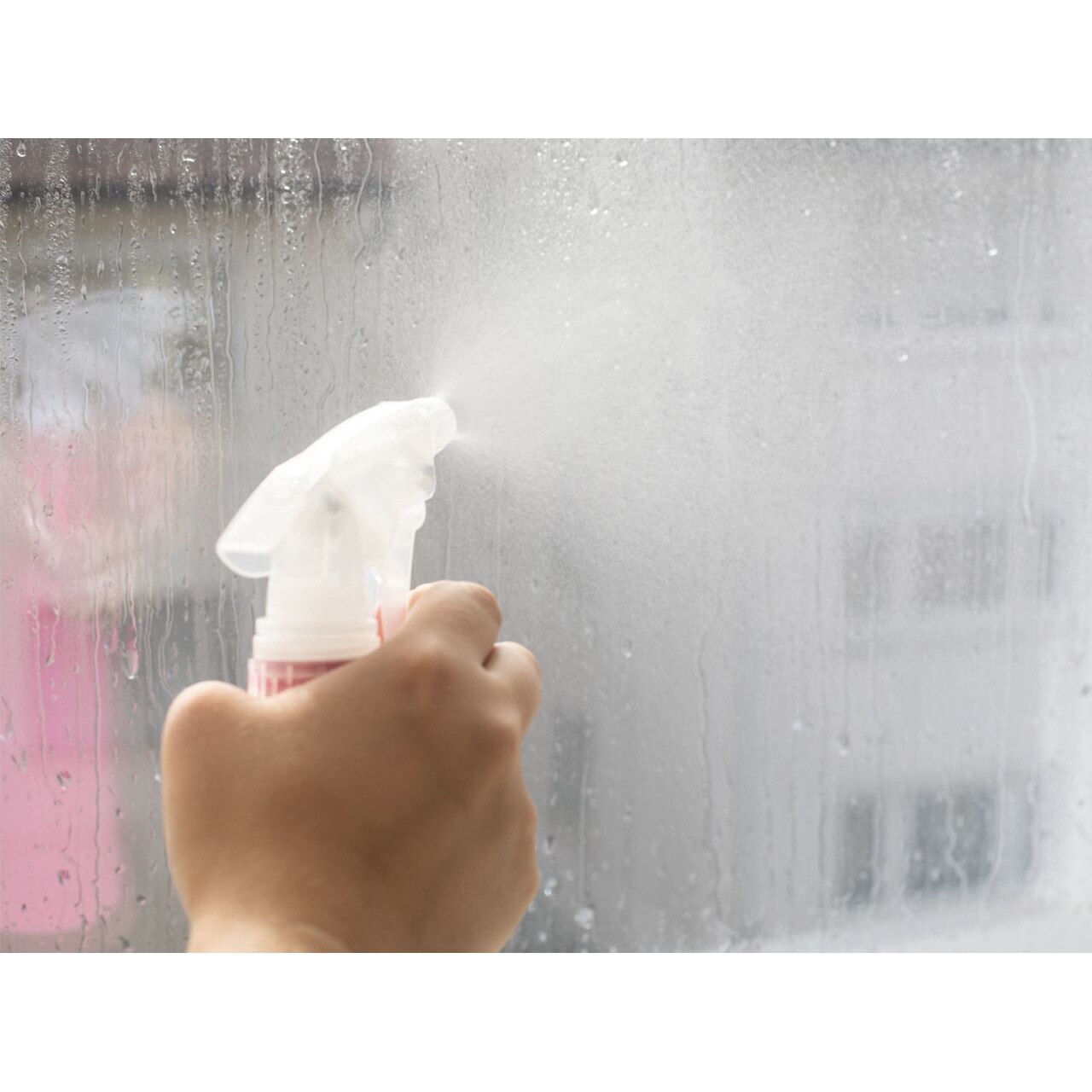 Autocolant static fara adeziv d-c-Fix, semitransparent, model floral ...