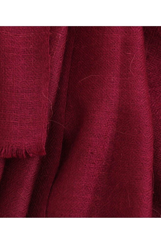 Esarfe din Casmir, Le Cashmere Heritage, culori Bordo - eMAG.ro