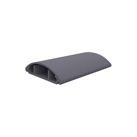 Canal cablu de pardoseala KOPOS, semirotund, gri inchis, 50x11mm, 2m ...