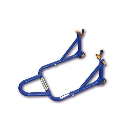 Stander motocicleta spate tip Pro1 albastru cu suporti tip V - eMAG.ro