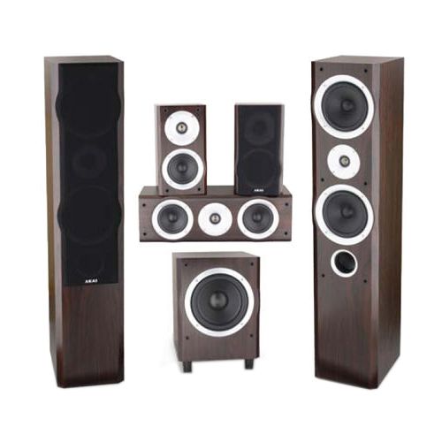 Sistem Profesional de Boxe 5.1 pasive AKAI, Putere RMS 100 W, Impedanta ...