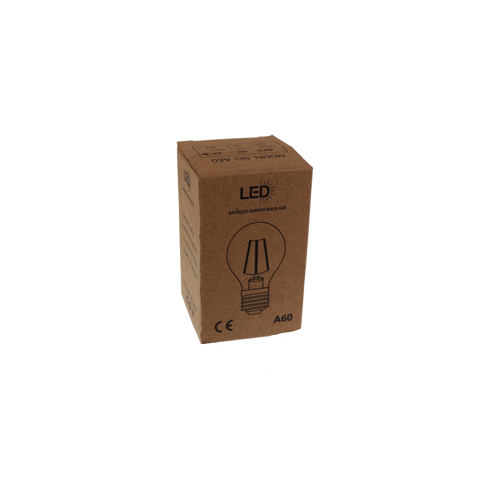 Bec A60 E27 filament 8W - eMAG.ro