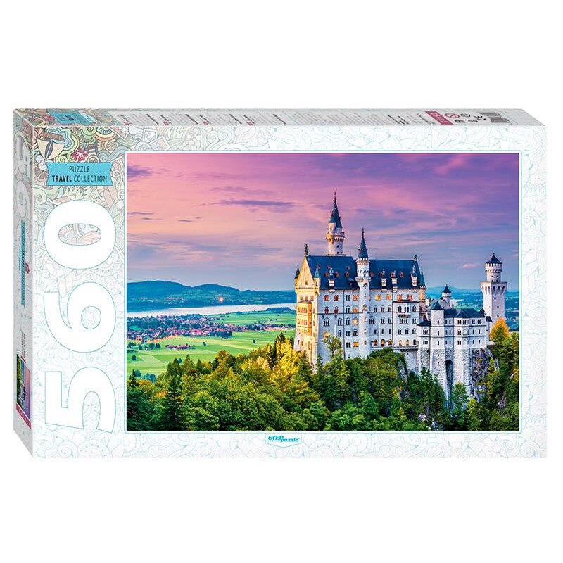 Step - Puzzle Neuschwanstein, Németország 560 - 550 darab - eMAG.hu