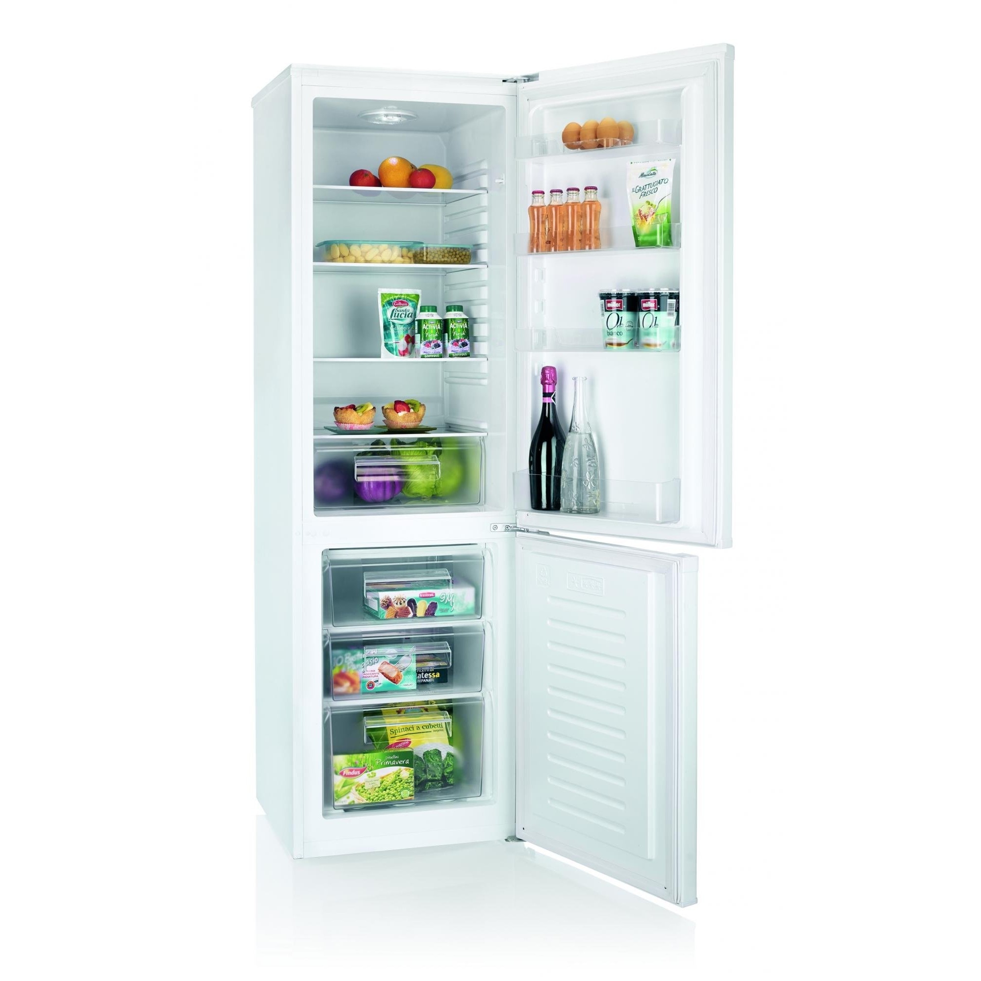 Combina frigorifica Candy CFM 3350, 250 l, Clasa A+, Alb - eMAG.ro