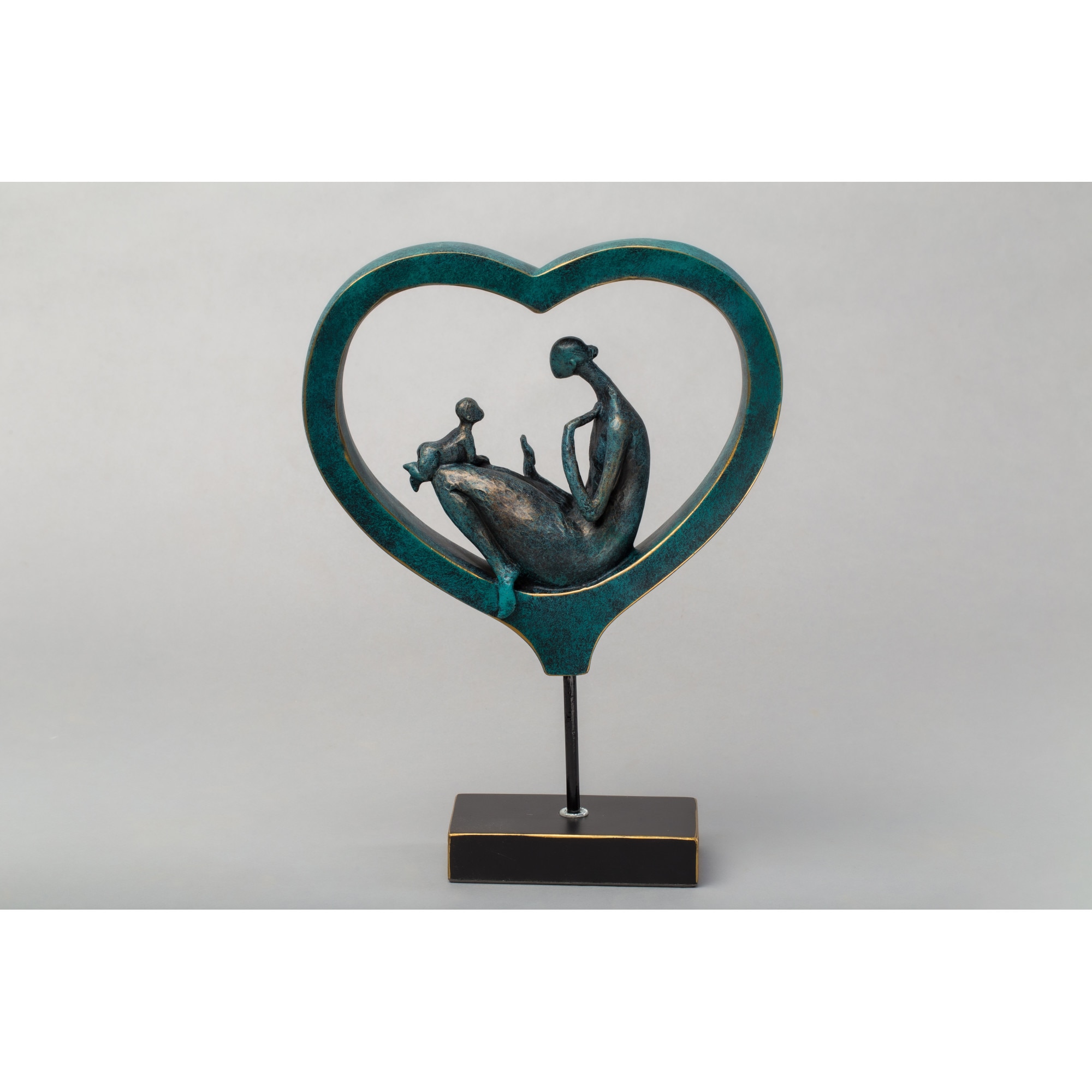 Statueta mama si copil, Coloria Studio Design, Rasina, 26x15x36 cm ...