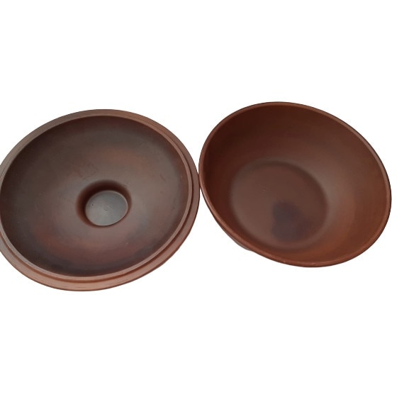 Castron cu capac, din lut, maro, 4 l, Keramika Gold - eMAG.ro