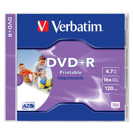 DVD+R AZO Verbatim, 4.7GB, 16X, printabil - eMAG.ro