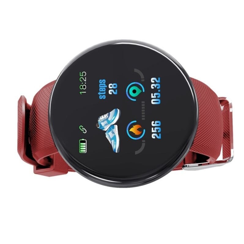Ceas Smartwatch Techstar® D18, 1.3inch OLED, Bluetooth 4.0 ...