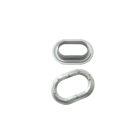 Set 50 capse ovale metalice 42 mm x 22 mm pentru montaj prelate sau ...
