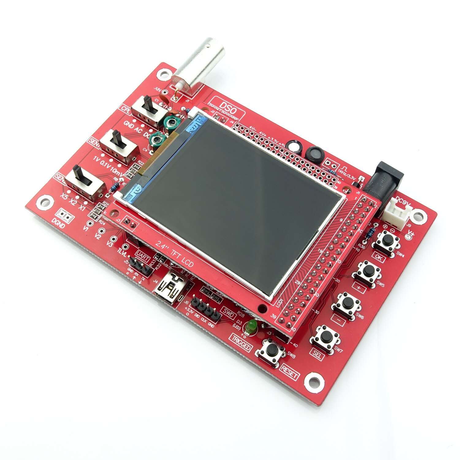 Осцилоскоп DSO138, LCD екран, 2.4 инча - eMAG.bg