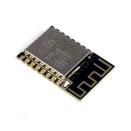 Мрежов модул, WiFi, ESP-12F, ESP8266, 2,4 GHz, 3,3 V, 15 mA, черен ...