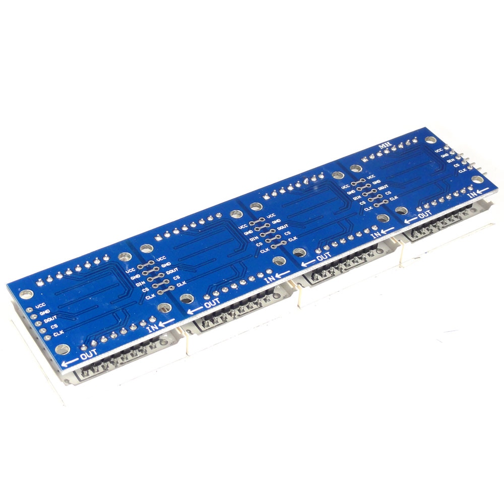 Display LED Matrix 8x32 MAX7219 albastru - eMAG.ro