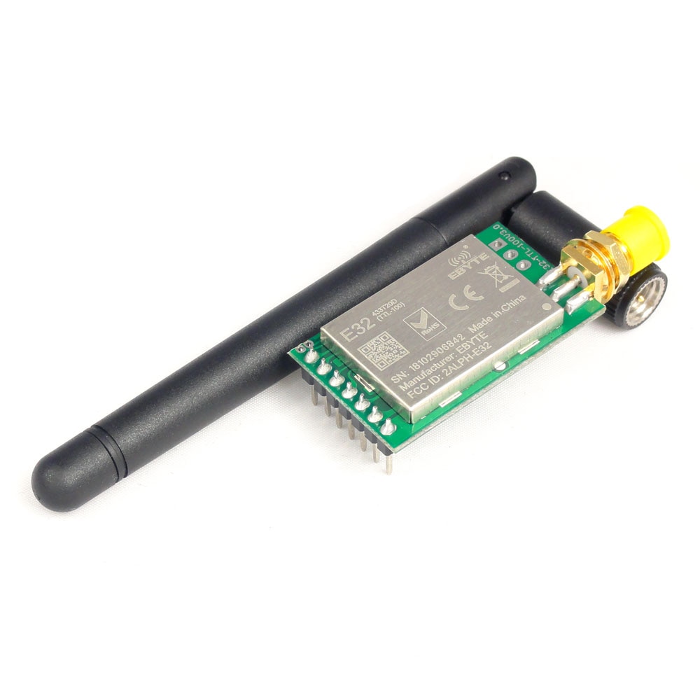 Modul radio Lora E32-433T20D TTL-100, 433 mHz, 2.30-5.5 V - eMAG.ro