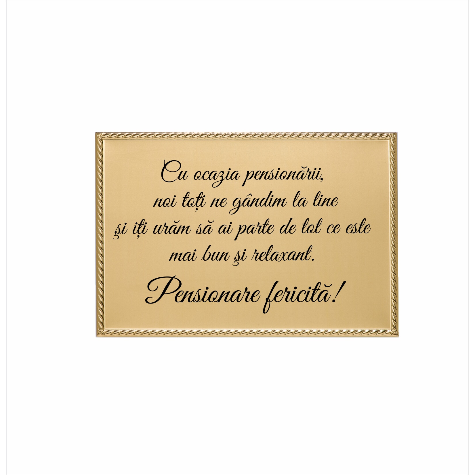 Trofeu Pensionare, Maro cu Auriu, 3 Componente - eMAG.ro