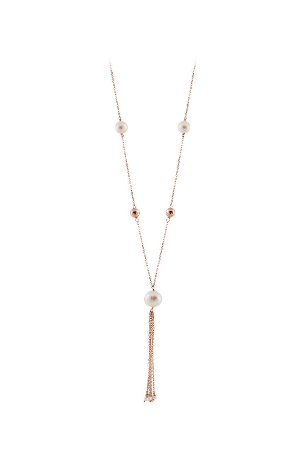 OXETTE, Colier decorat cu perle, Auriu - eMAG.ro