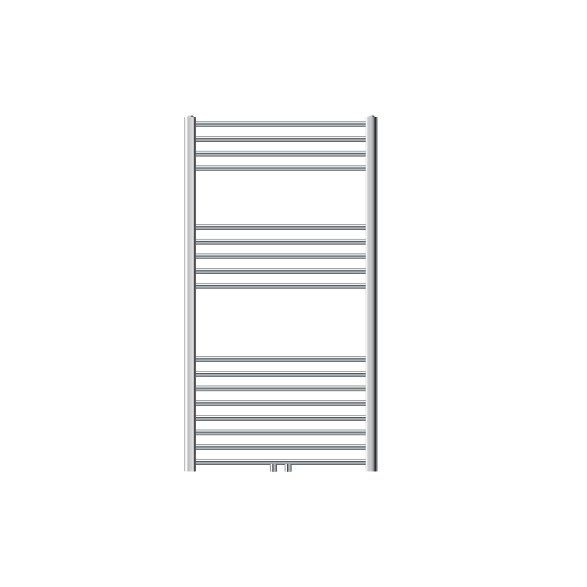 Radiator (calorifer) baie, ECD Germany, Sahara, 750 x 1200 mm, crom ...
