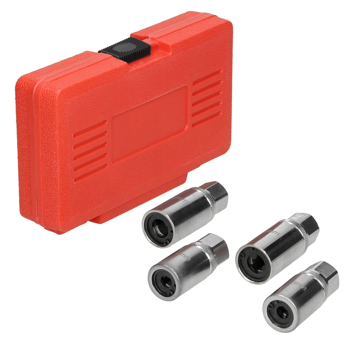 Set chei extractoare prezoane, ECD Germany, cu 4 piese, 6/ 8/ 10/ 12 mm ...