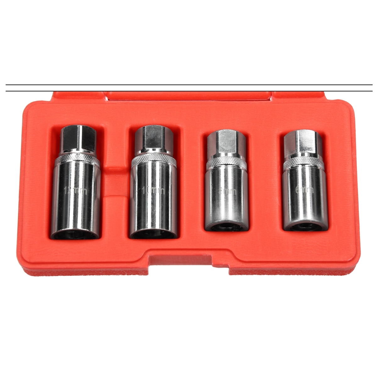 Set chei extractoare prezoane, ECD Germany, cu 4 piese, 6/ 8/ 10/ 12 mm ...