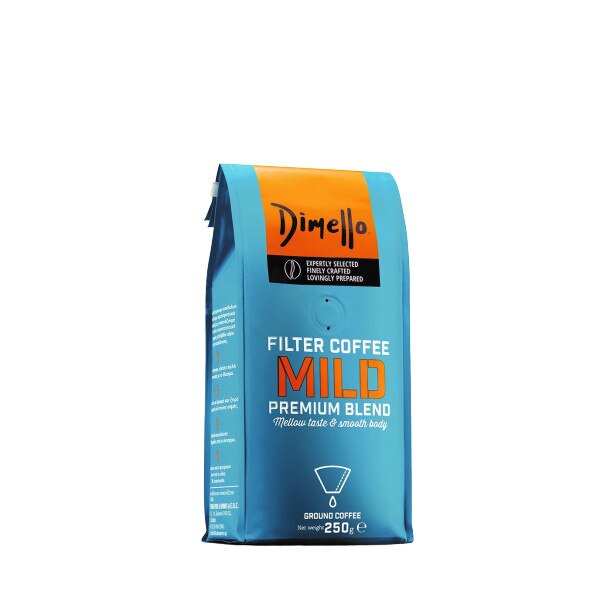 Cafea, DIMELLO, Filtru Mild, Medium roast, 250 g - eMAG.ro