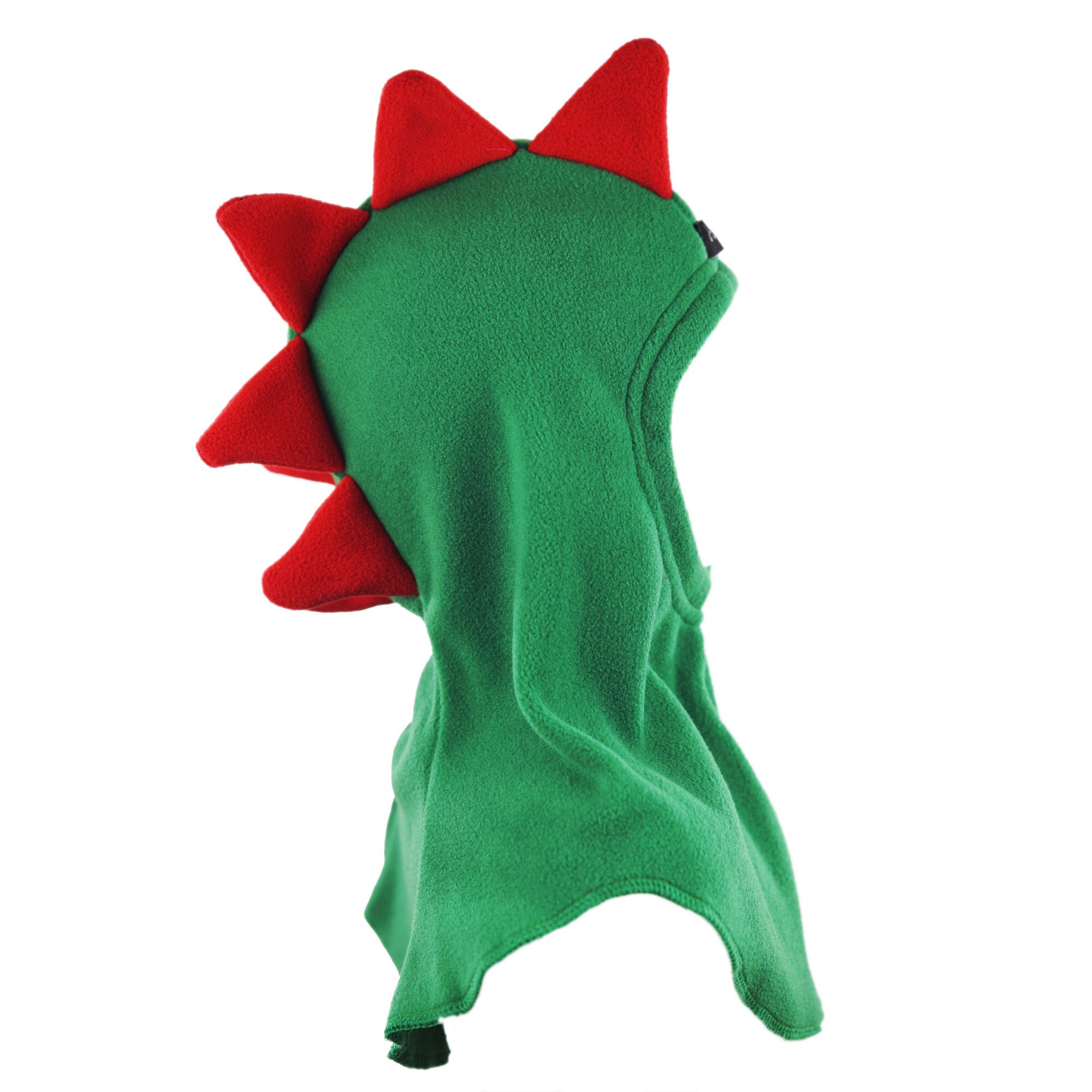 Cagula copii, Happy Hug, polar, dino, verde/rosu, 48 cm - eMAG.ro