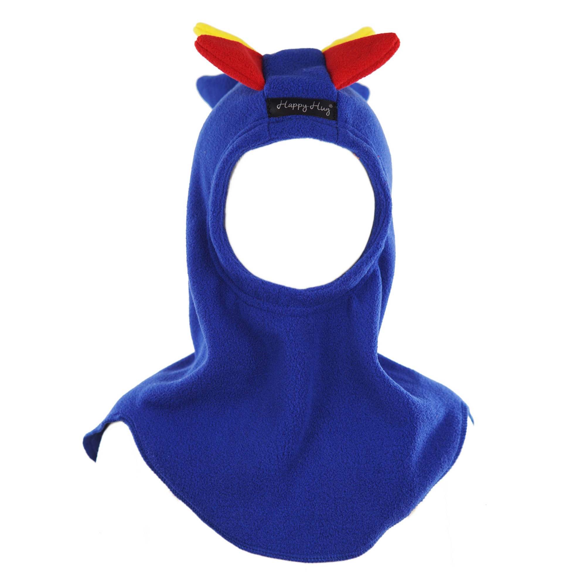 Cagula copii, Happy Hug, polar, dino, bleumarin/tricolor, 48 cm - eMAG.ro