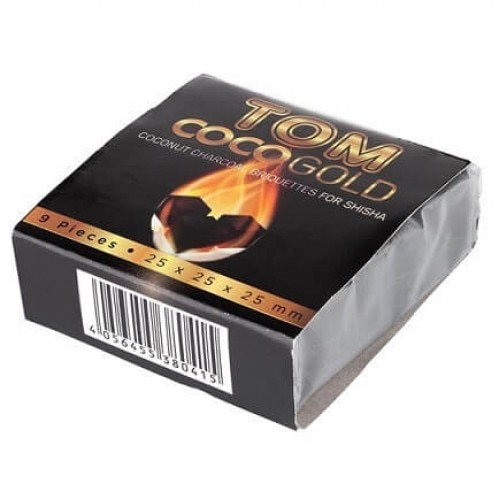Carbuni pentru Narghilea Tom Coco Premium Gold 9 bucati carbuni - eMAG.ro