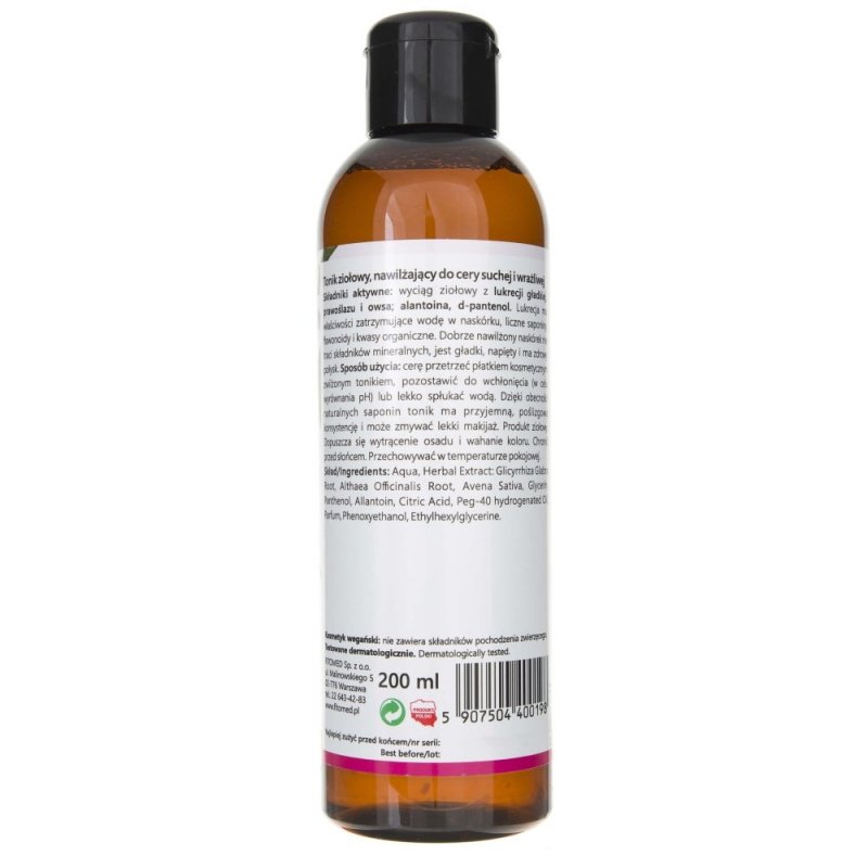 Tonic pe baza de plante pentru pielea uscata si sensibila Fitomed 200 ...