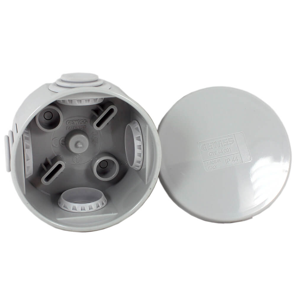 Doza derivatie aparenta rotunda Ø80x40 cu presetupe Gewiss IP55 - eMAG.ro