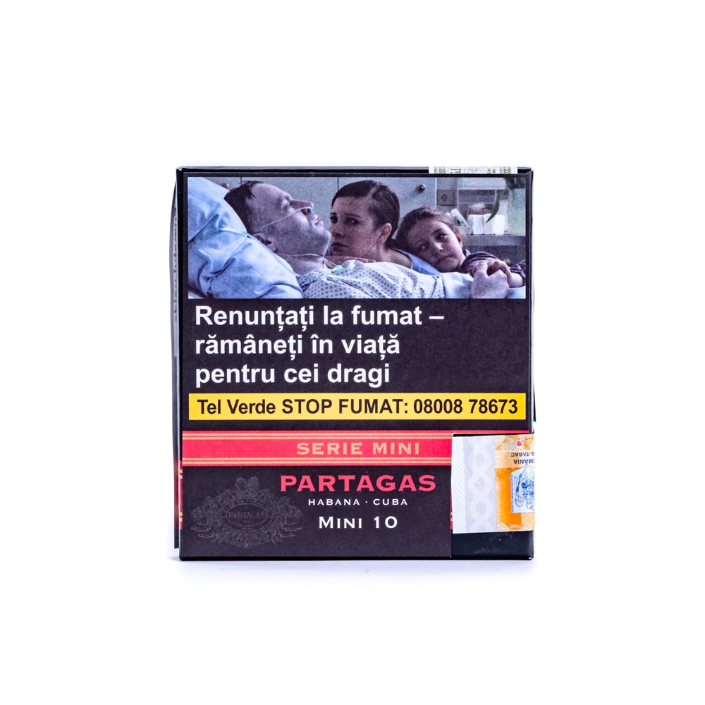 Pachet tigari de foi Partagas Serie Mini (10 tigari) - eMAG.ro