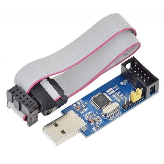 Programator AVR USBASP USBISP Atmega 10 pini, compatibil Arduino - eMAG.ro