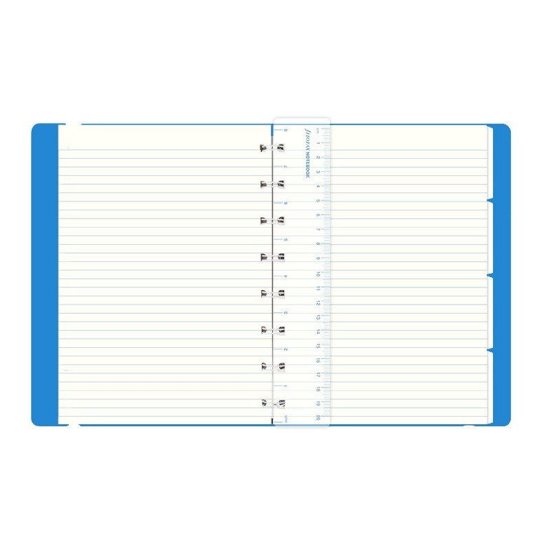 Agenda A5 nedatata cu spirala si rezerve FILOFAX Notebook Saffiano ...