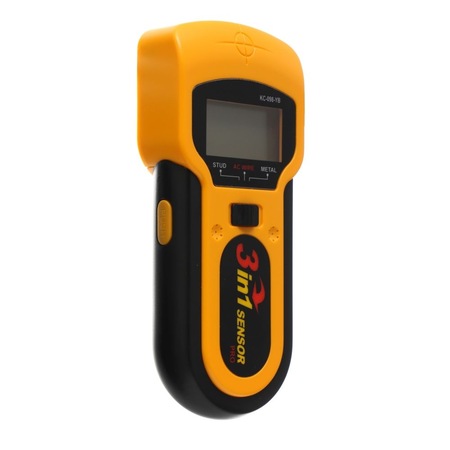 Detector profesional de metale, lemn, cabluri curent, ecran LCD, 3in1 ...