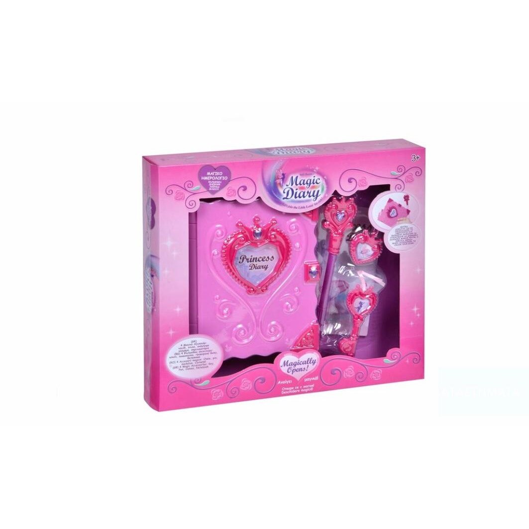 Agenda magica,Cali, de printese cu accesorii magice,roz, 3 ani+ - eMAG.ro