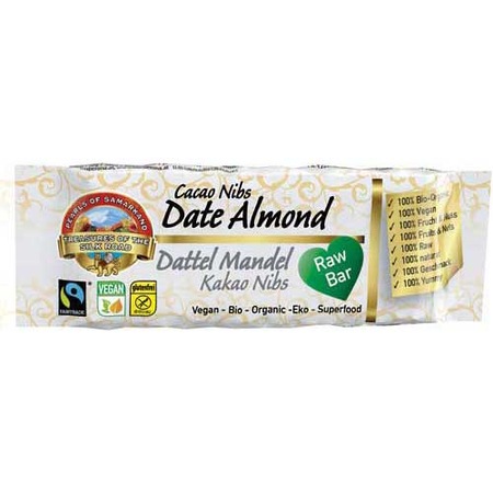 Pearls of Samarkand bio datolya-mandula zúzott kakaós 40 g paleo szelet ...