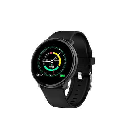 Smartwatch PowerLocus Bluetooth, 44mm, Negru - eMAG.ro